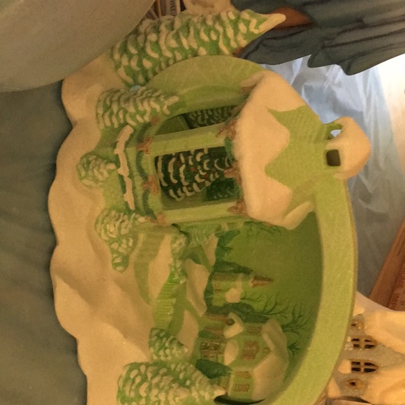 Holiday | Handmade Ceramic Village With Gazebo | Poshmark